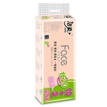 洁柔 卫生纸(Face有芯)PJ199-12 135g*12卷/提 纸 纸巾系列 健康生活家居