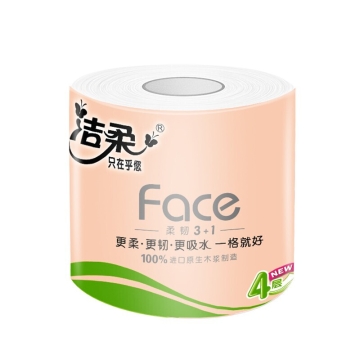 洁柔 卫生纸(Face有芯)PJ199-12 135g*12卷/提 纸 纸巾系列 健康生活家居